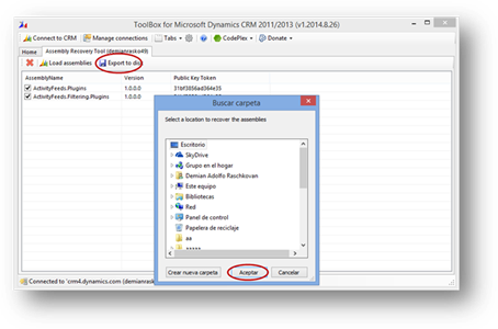 Microsoft Dynamics CRM Blog: CRM to all: XrmToolbox: Assembly Recovery Tool