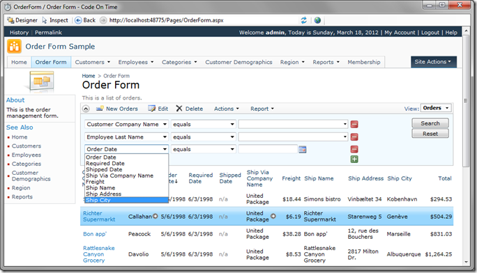 Code On Time: Total and Subtotal: Enable Sort and Filter Code On Time: Total and Subtotal: Enable Sort and Filter
