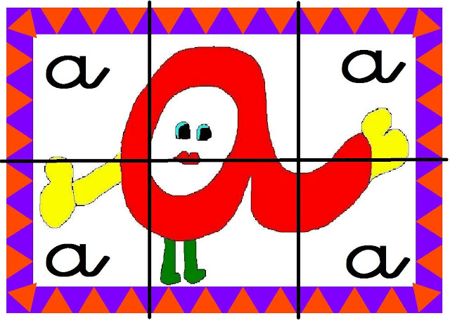 PUZZLES DE LAS VOCALES PUZZLES DE LAS VOCALES