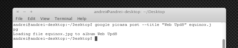 GoogleCL: Manage Any Google Service Via Command Line (Linux) ~ Web Upd8: Ubuntu / Linux blog