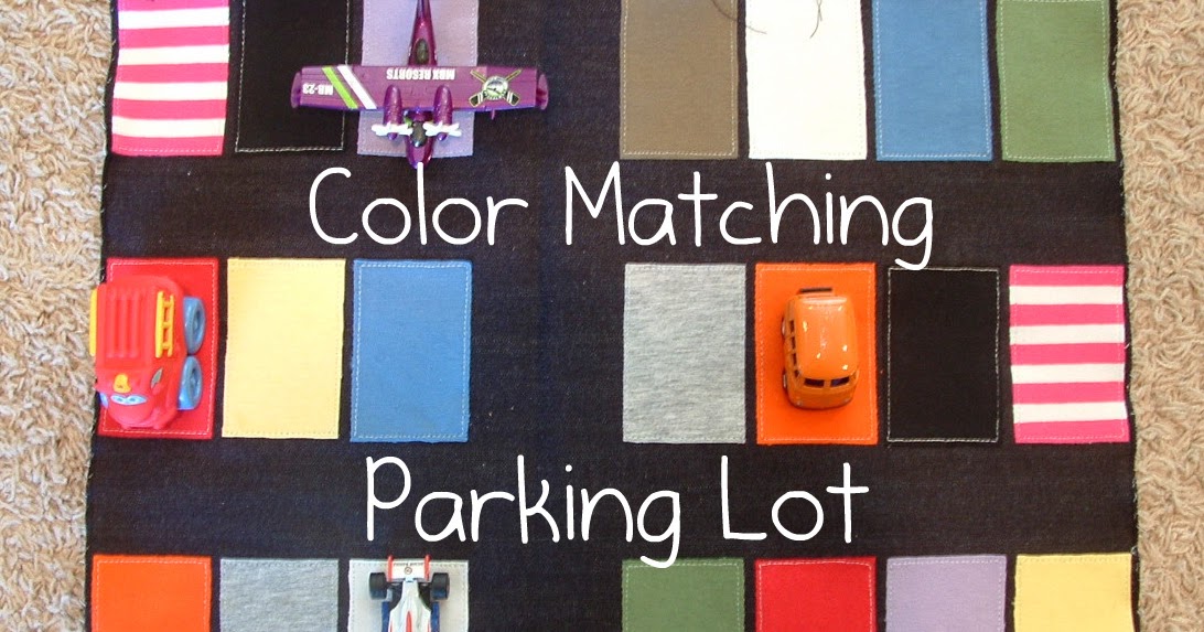 Pieces by Polly: Car Color Matching Parking Lot