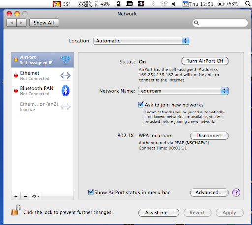Problem connecting to the network (with a cable) | MacRumors Forums