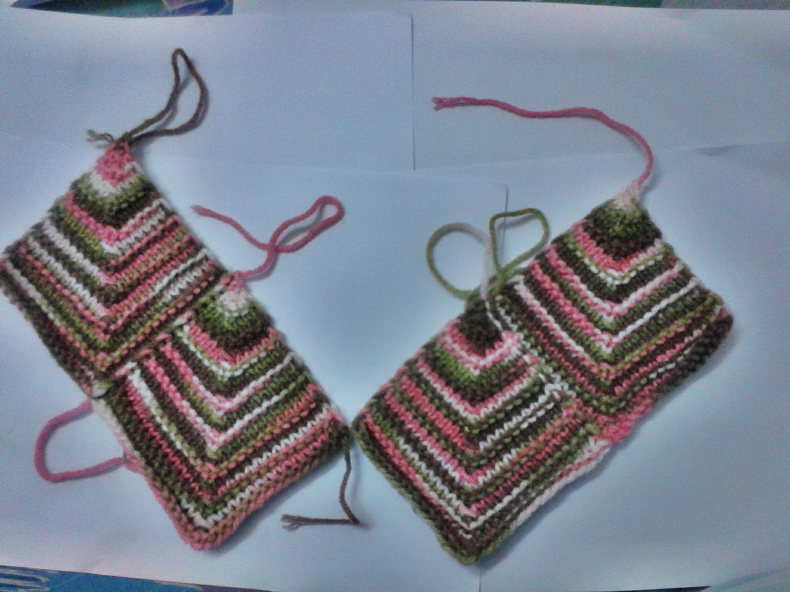 Made By FAZ: Mitered Square Knit Bag