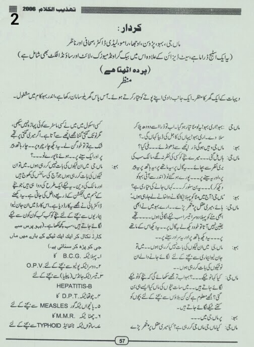 Urdu Drama : Script : drama Angrezi Tika