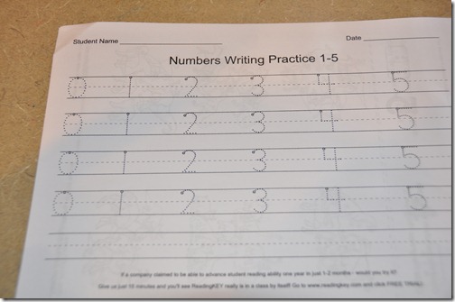 Spark Preschool Learning Academy: Number 1-5 Review