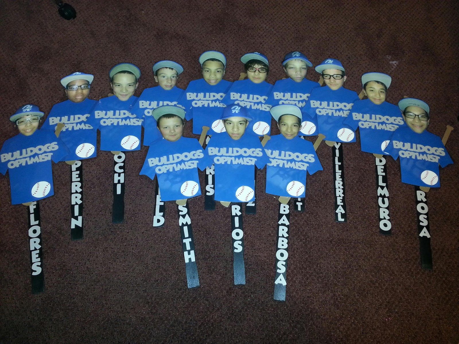 Sweet & Sassy Studio: Baseball hand fans