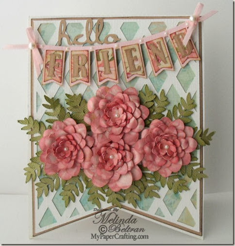 CraftyMelinda.com: DCWV Primrose Stack Pazzles WCMD Easel Card