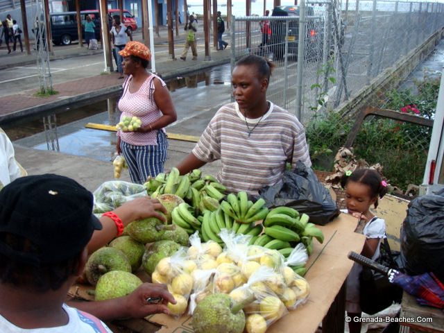 St. George’s Market Scene Pictures – Grenada Beaches