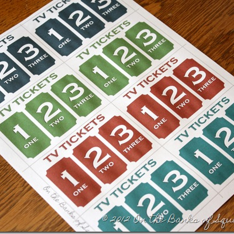 TV tickets–Free Printable! | On the Banks of Squaw Creek: TV tickets ...