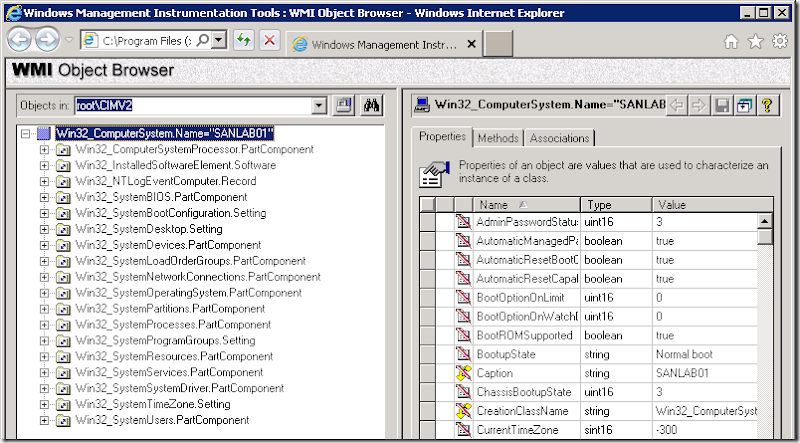 Wmi Object Class And Wmi Administrative Tools ~ Santhosh Sivarajan S Blog