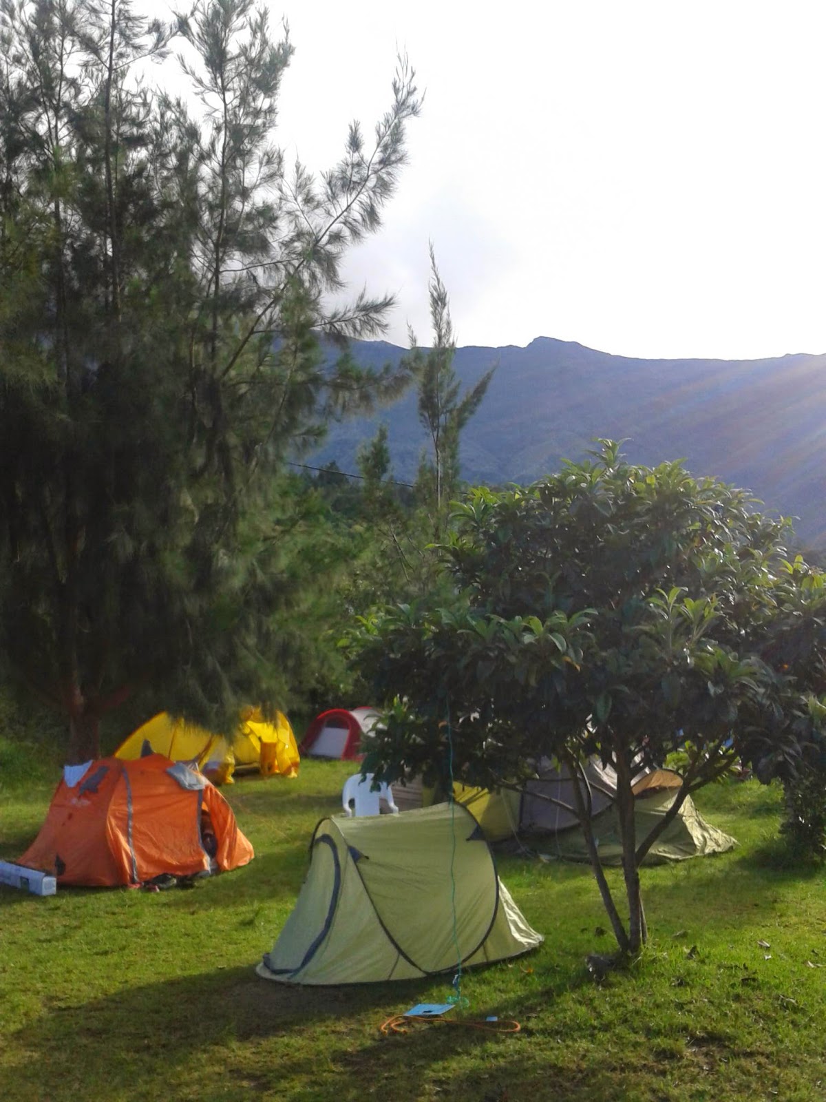 Direction La Réunion: Camping à Cilaos