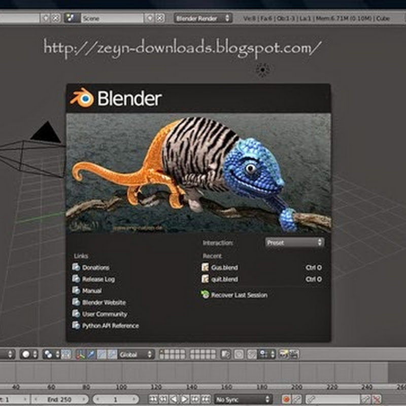 Blender 2.71 Free Download Terbaru | Zeyn