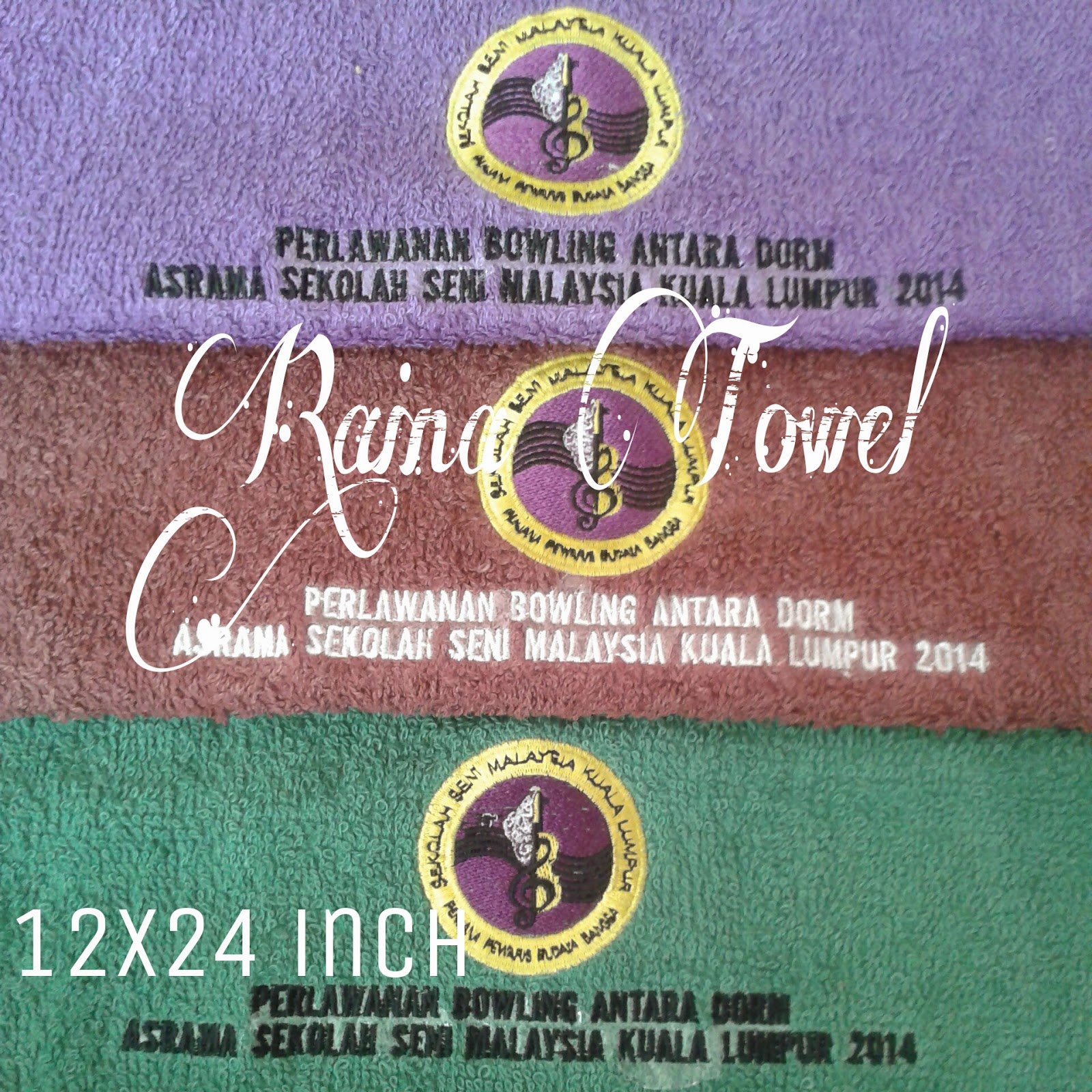 TEMPAHAN TUALA 12X24 INCH+ SULAM ( DECO RIBEN) DARI SEKOLAH SENI ...