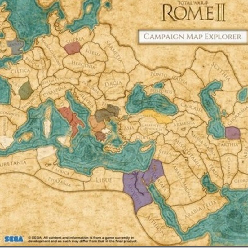 Total War: Rome II - Neue interaktive Karte ermöglicht Ihnen schon ...
