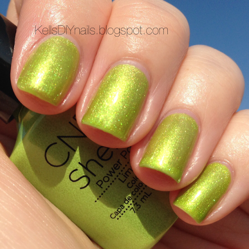 CND Shellac, Limeade.