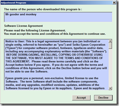 DOWNLOAD: EPSON L100 Resetter