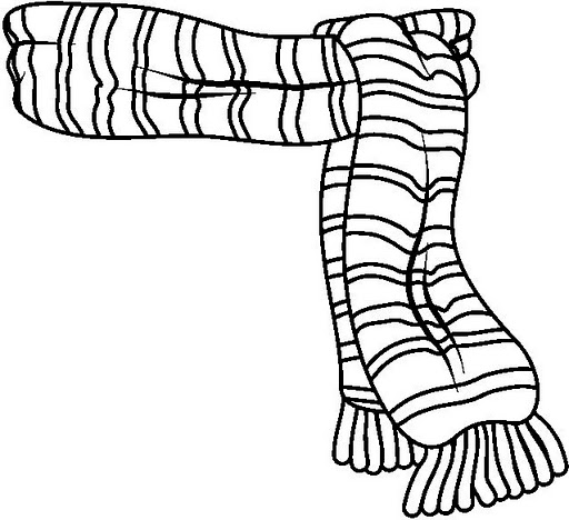 Dibujos de bufandas para colorear - Imagui