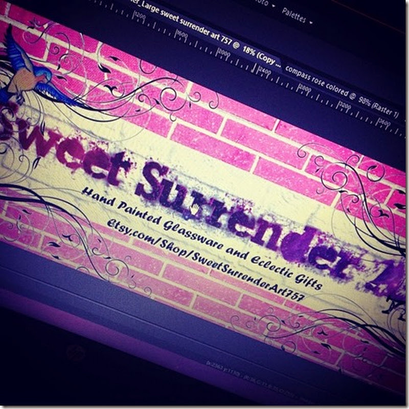 Banners, Cards and Stamps - Sweet Surrender Art