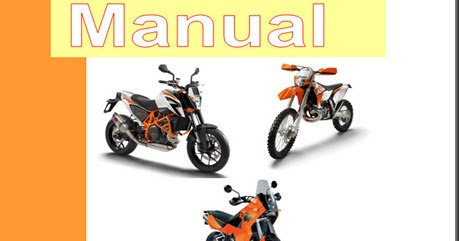 Manual Motos Y ATV: Manuales de taller KTM