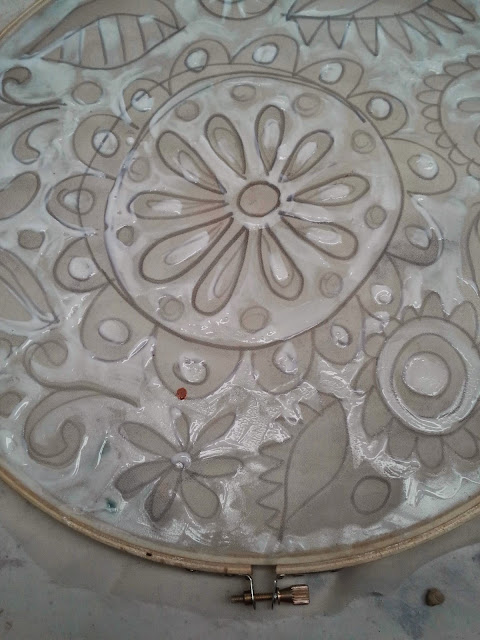 Carrie Ellen Art Studio: Screen Printing On Ceramics