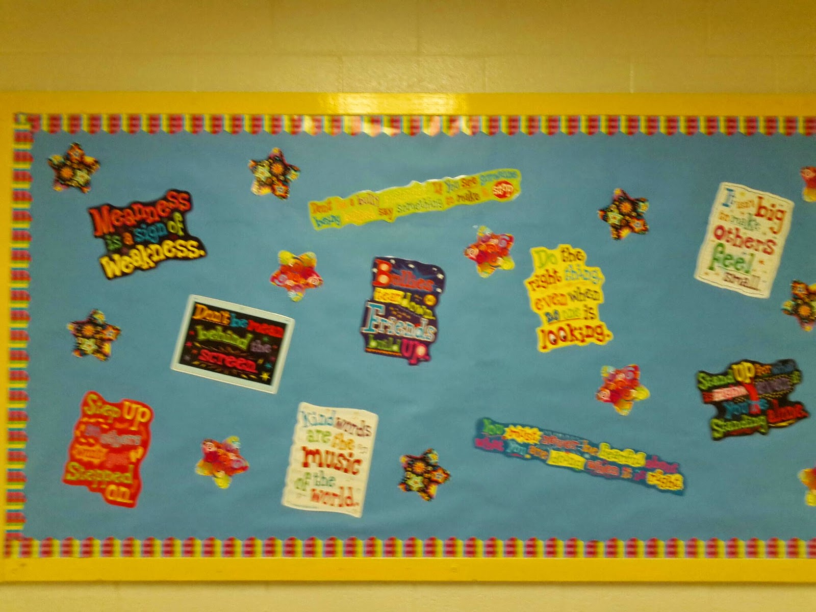 Mrs. Roach's School Daze: Anti_bullying bulletin board