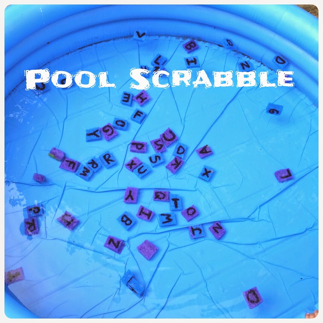 The cow jumping over the moon: Pool Scrabble