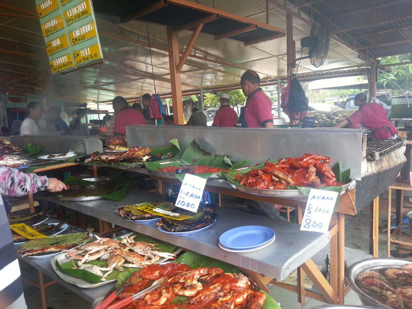 LagunaMerbok: JJCM di Restoran Ikan Bakar Din, Kepala Batas.