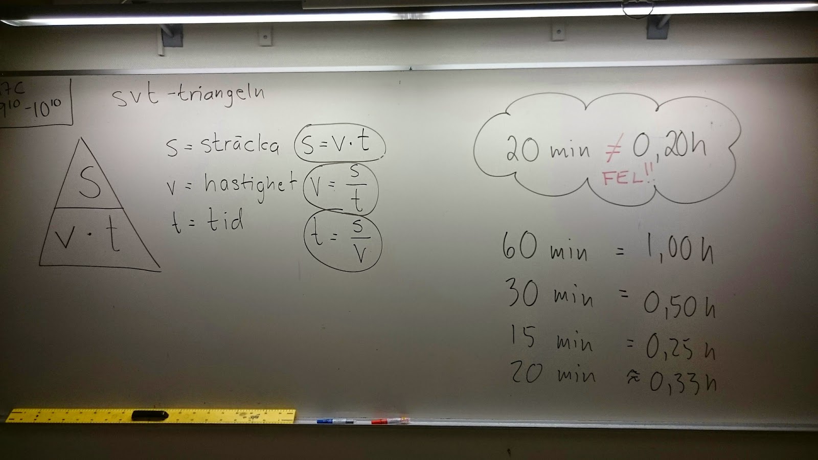 Matematik år7: Svt- triangeln