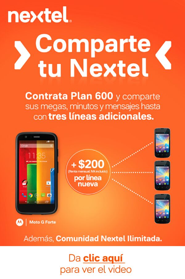 NEXTEL VENTAS MONTERREY : Comparte tu Nextel