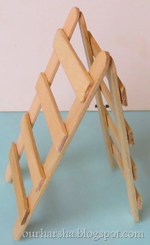 ::My Hobbies::: Popsicle sticks or Ice cream sticks Ladder