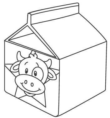DIBUJOS DE LECHE PARA COLOREAR