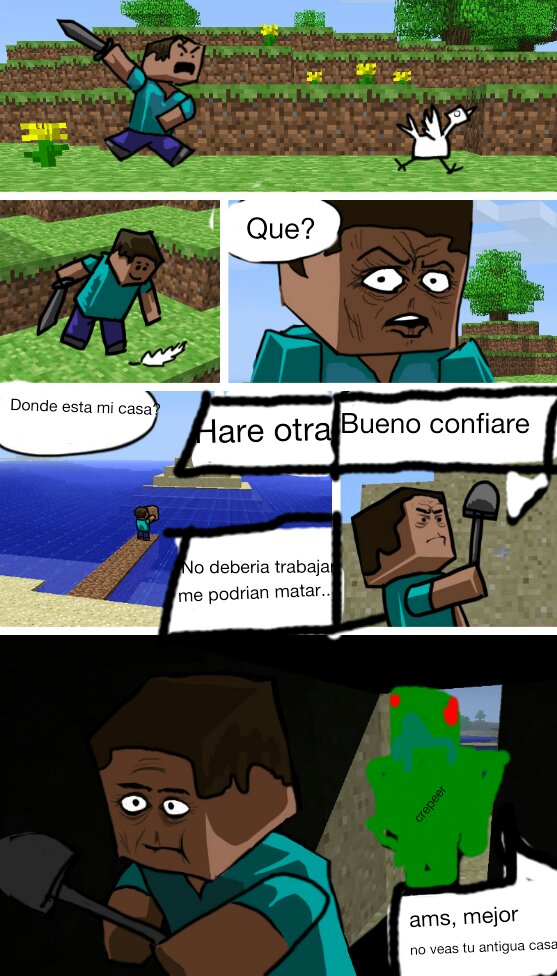 Comícs Divertidos Minecraft Comics