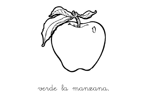 Hojas de color verde para colorear - Imagui