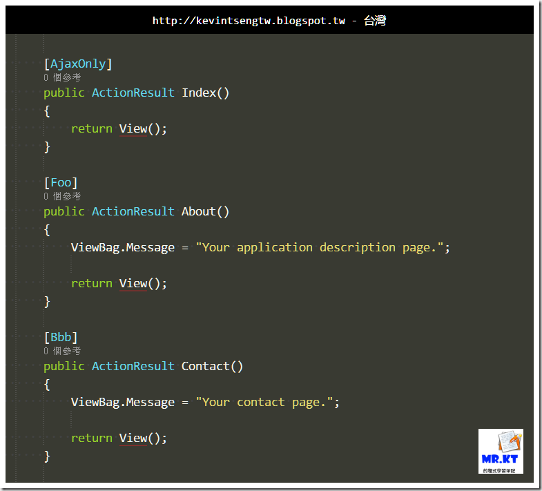 Mrkt 的程式學習筆記 Aspnet Mvc 有關 Custom Action Filters 的建議