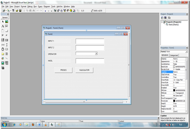 Membuat Kalkulator Di Visual Basic 6.0 - Teknik Informatika