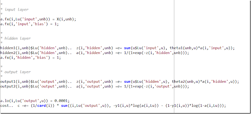 Yet Another Math Programming Consultant Neural Networks In Gams