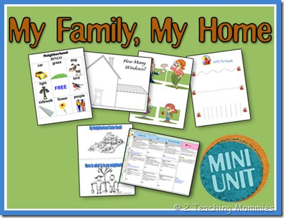 All About Me- My Family, My Home