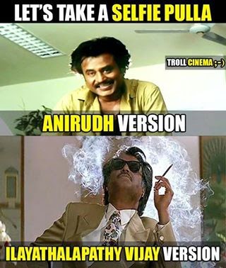 SELFIE PULLA ANIRUDH SONG KATHTHI VIJAY MOVIE FUNNY MEMES PICS | FUNNY ...