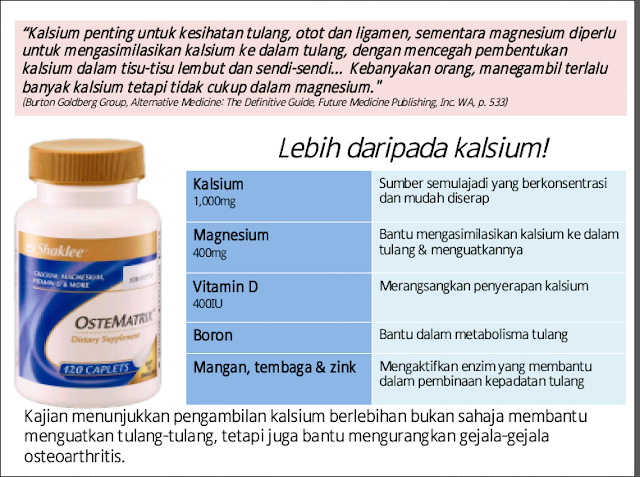 Kalsium Premium Untuk Kesihatan Optimum