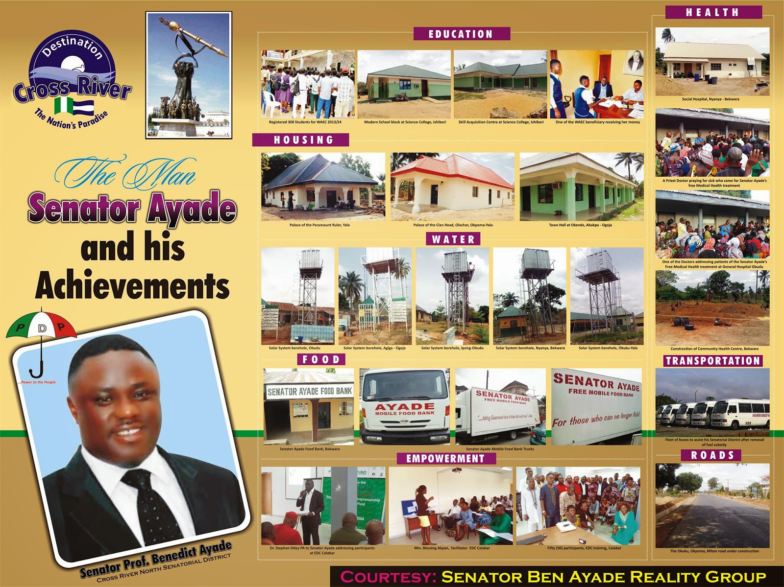 UPDATE CROSSRIVER: SEN. PROF. BEN AYADE CROWNED BY GOD... HMMMMM