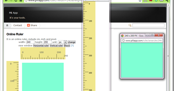 PiliApp Blog: Online Ruler