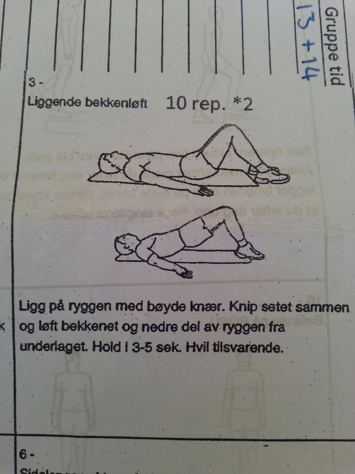 Min hofte og meg!: Fysioterapi øvelser