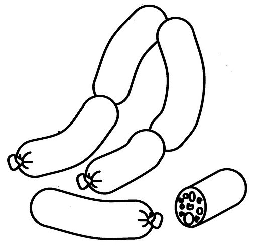 Chorizo Para Colorear