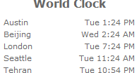 How to build a jQuery world clock in SharePoint - Tim Jones
