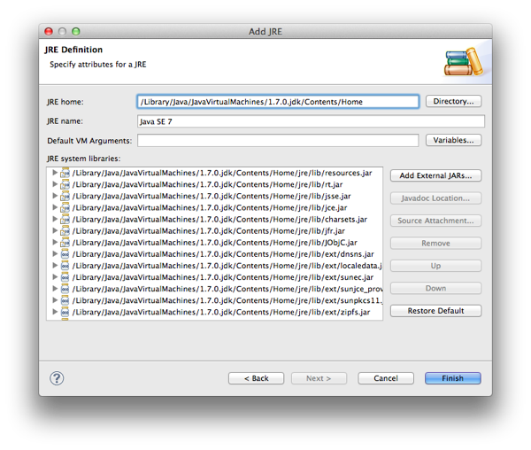 mog project: Installing Oracle JDK 7 in Mac OS X