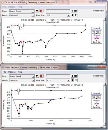 Hec ras cross section placement - tatamax