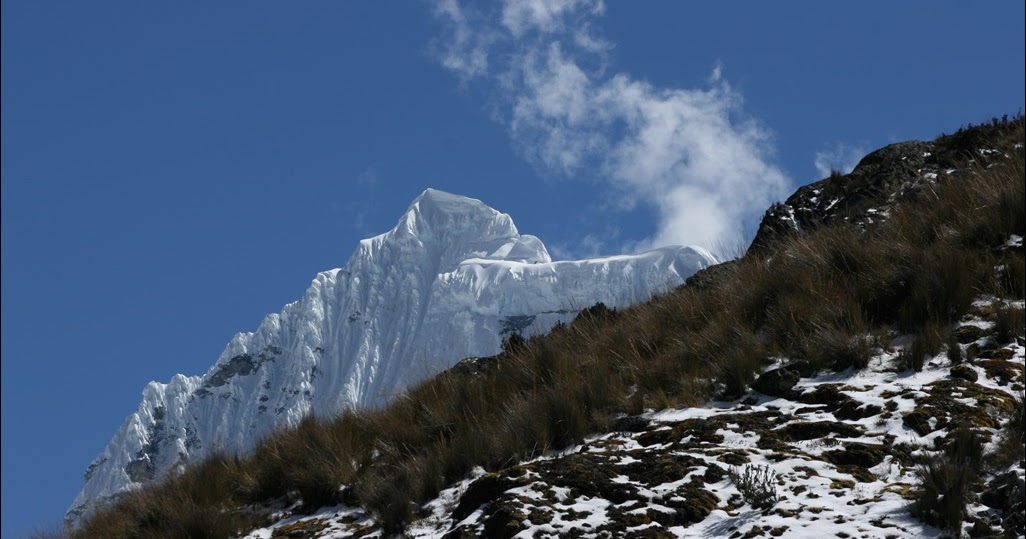 Onde el Mono: Ichu y nieve.