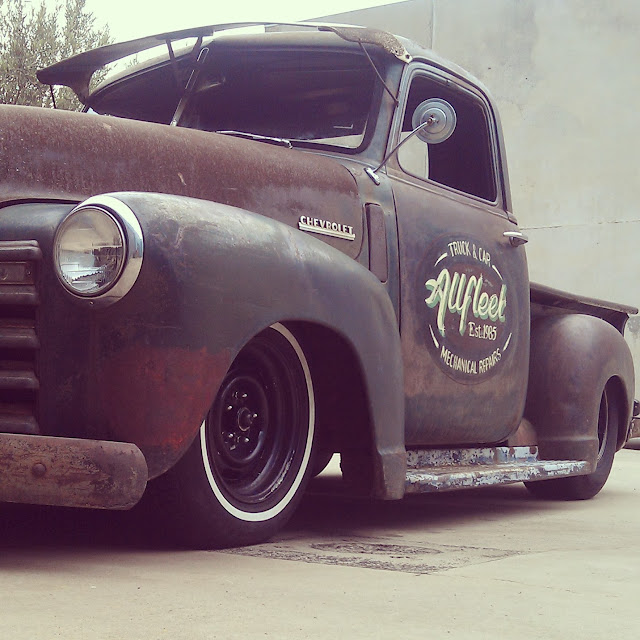 Tj Pinstriping: Pick up truck 'CHOTCH"