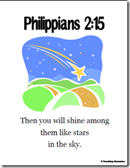 Memory Verse Helps-Philippians 2:15