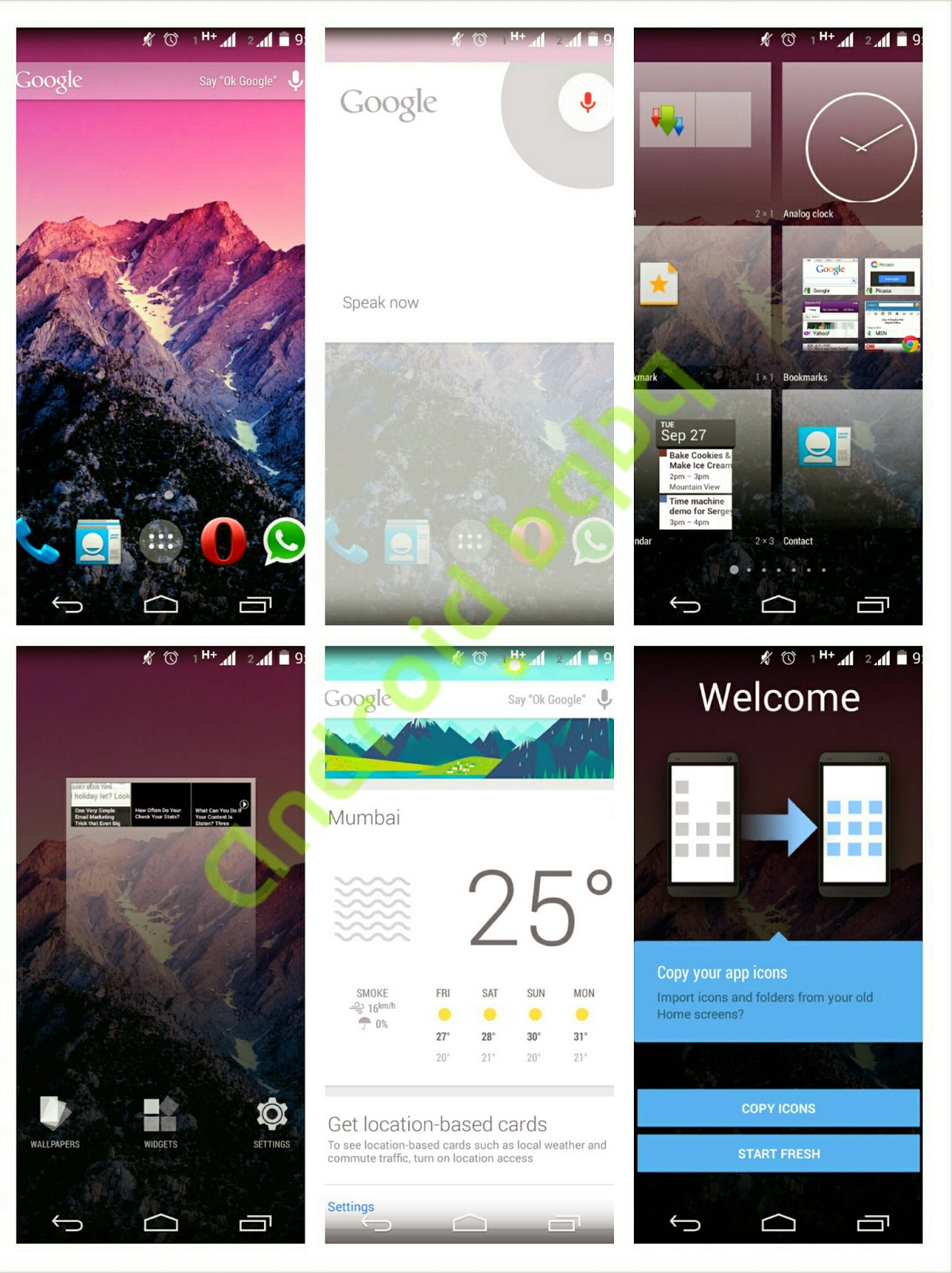 Google now launcher is now available exclusively for Nexus and GPE ...